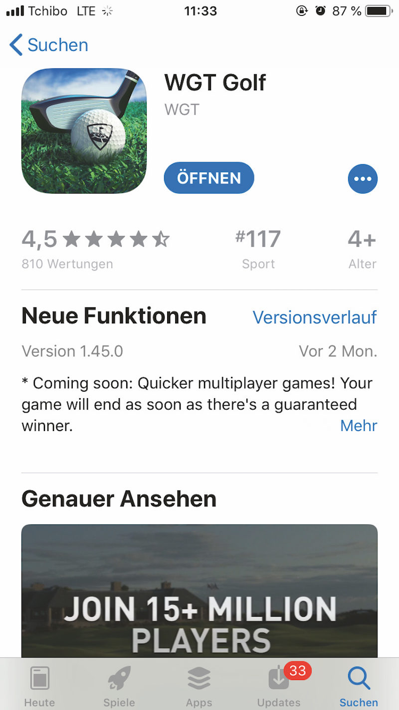 Golf Apps: WGT Golf - GOLF MAGAZIN